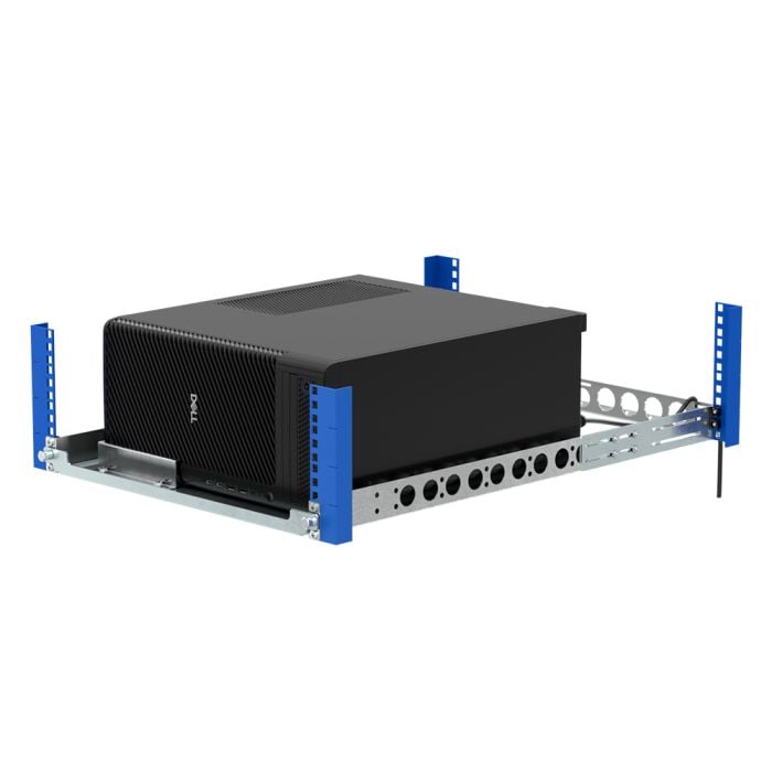 RackSolutions 1U Sliding Shelf Rail Kit for Dell Pro Max Tower T2 Desktop
