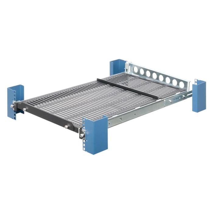 RackSolutions 1U Shallow Sliding Equipment Shelf 22in (D)