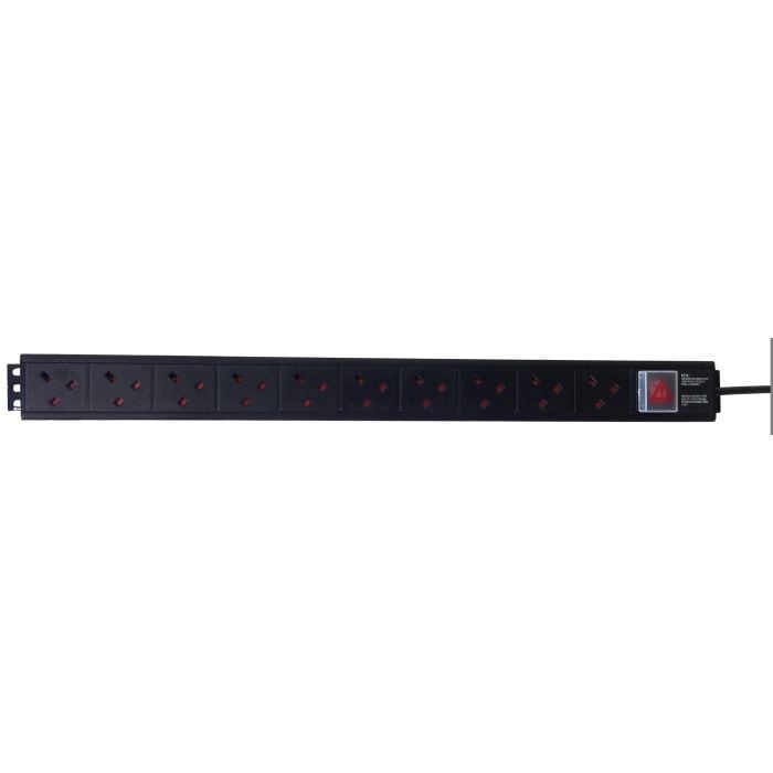 RackSolutions 10 Way 13 Amp Vertical Rackmount Power Strips